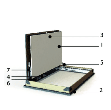 Kamouflage 1V60 P smoke control shutter - Rf-t UK