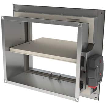 Rectangular fire damper CU-LT-1S - Rf-Technologies United Kingdom