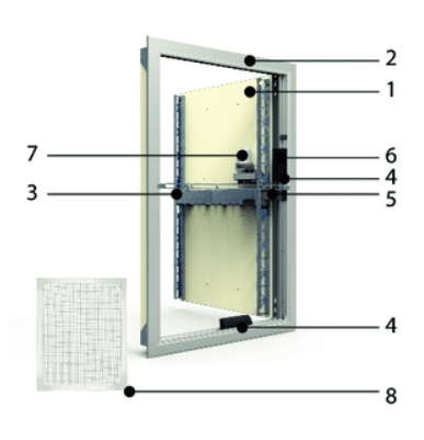 Avantage 1V120 ME smoke control shutter - Rf-t UK