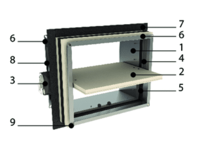 Rectangular fire damper CU-LT-1S - Rf-Technologies United Kingdom