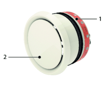 SCV+60 fire damper cartridge with valve - Rf-Technologies United Kingdom
